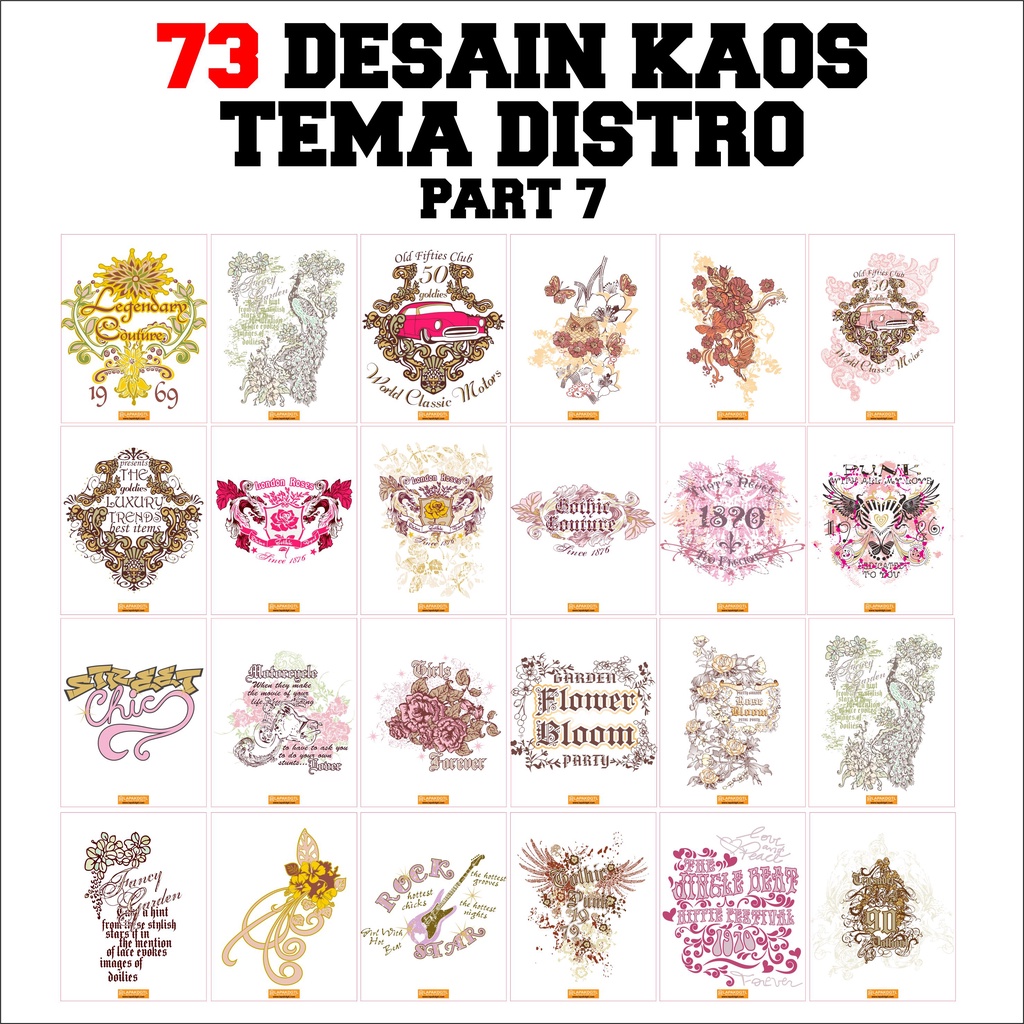 Jual 73 DESAIN KAOS TEMA DISTRO part 7 ( FILE COREL DRAW ) | Shopee ...