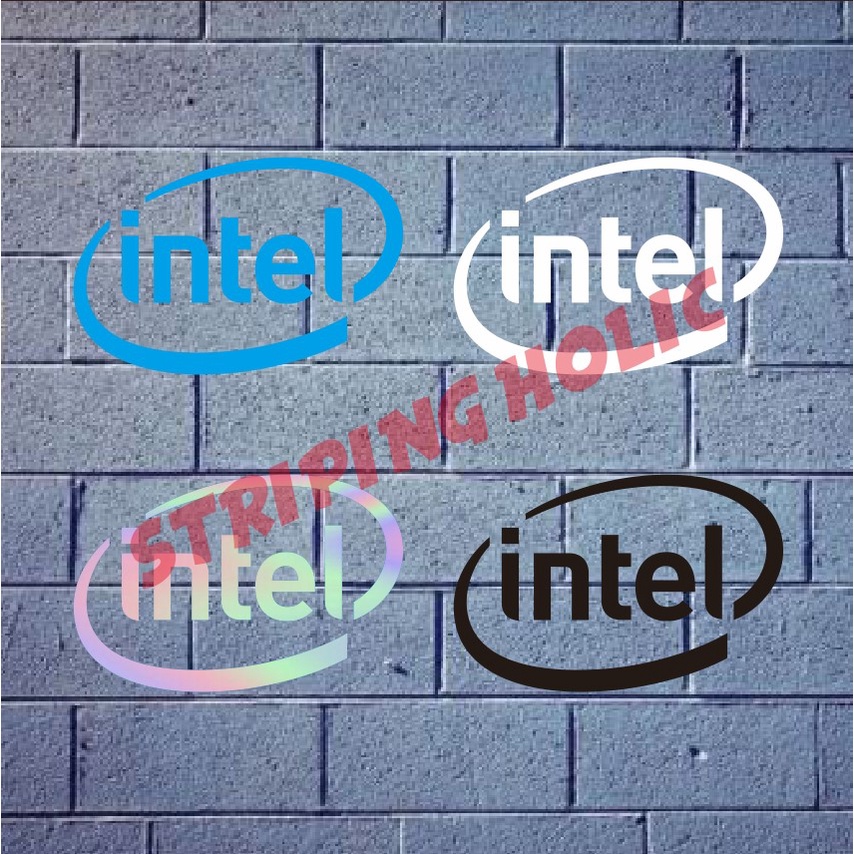 Jual STIKER LOGO INTEL KOMPUTER CUTTING MURAH STICKER BAGUS GAMING ...