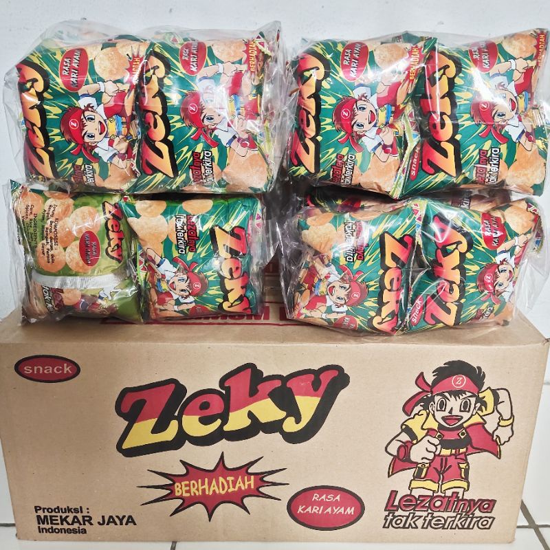 Jual Chiki Zeky 1 Dus/Karton Kari Ayam isi 40 pcs max 1 Dus/Karton ...
