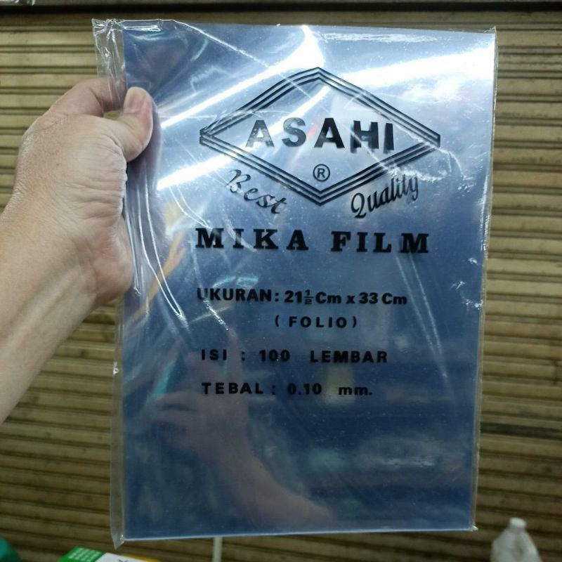 Jual Plastik Mika Cover Jilid A4 Asahi 0.10 mm / pak | Shopee Indonesia
