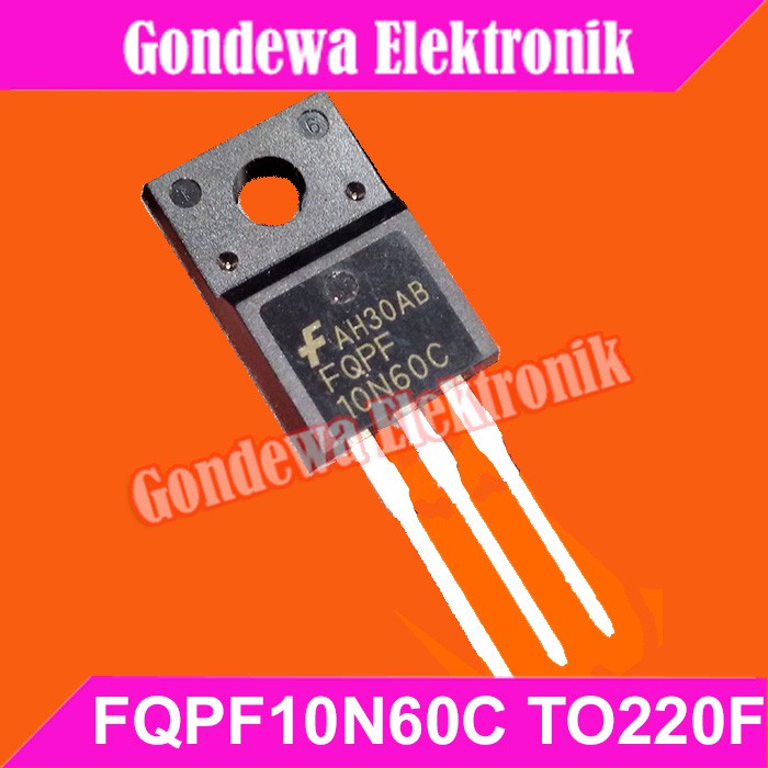 Jual FQPF10N60C 10N60C 10N60 n-channel MOSFET 9,5A 600V TO-220F ...
