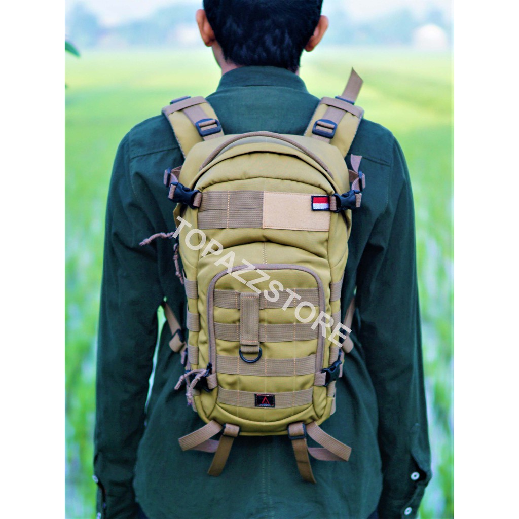 Jual Tas Sepeda Hydropack Army Tactical Ransel Gowes Tentara TNI Militer Polisi Tas Travel ...
