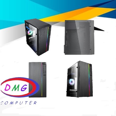 Jual Casing PC Infinity F06 + PSU 250W mATX RGB STRIPE LINE | Shopee ...