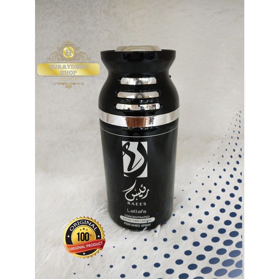 Jual Lattafa Raees Perfume Deodorant Body Spray 250ml UAE | Shopee ...