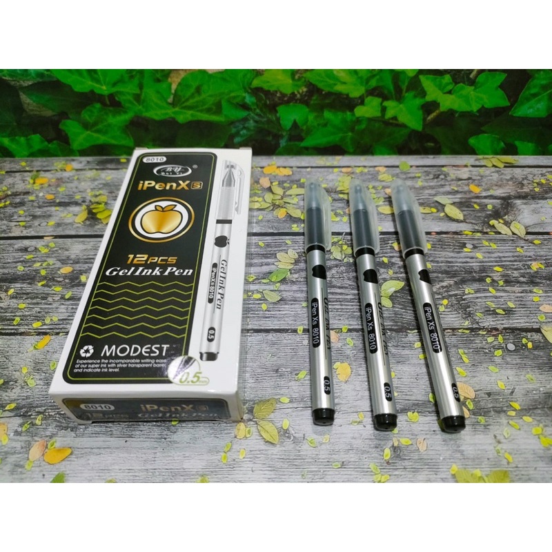 Jual Ballpoint Ipen X G8010 Hitam/Pulpen Gel Ink Pen Ipen X 0.5mm ...