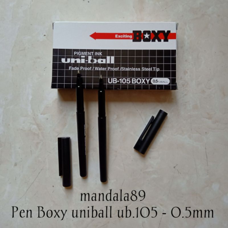 Jual Pen Boxy uniball UM-105 @12 pcs | Shopee Indonesia