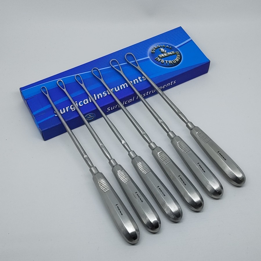 Jual Alat Medis Sendok Kuret RENZ TAJAM | TUMPUL | Uterine Curette isi 6 pcs | Shopee Indonesia