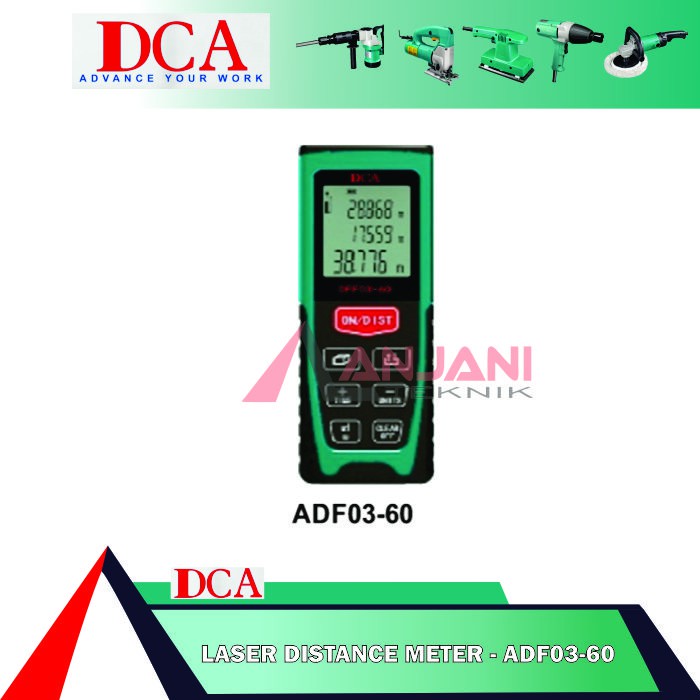 Jual DCA ADF 03-60 METERAN LASER 60m / LASER DISTANCE METER 60 m ADF03 ...