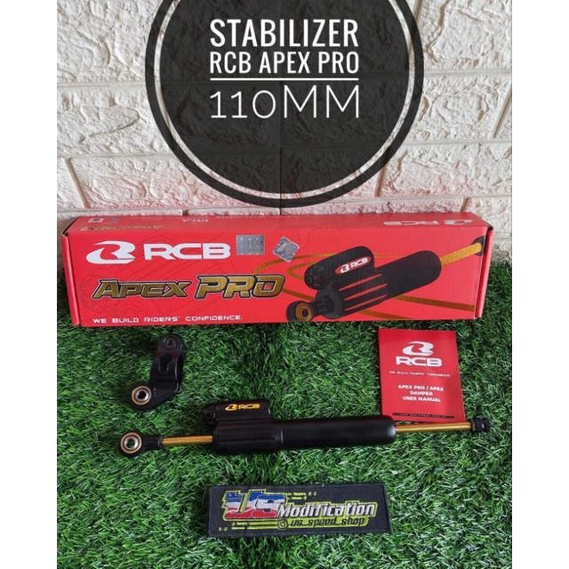 Jual steering damper stabilizer stang rcb apex pro rx king tiger gl pro ...