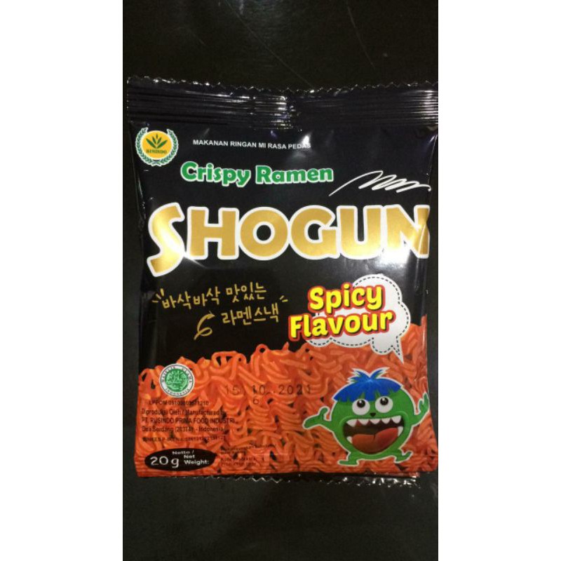 Jual [ 5PCS/10PCS ] HALAL Shogun mie kremez spicy/Mie Shogun spicy mie ...