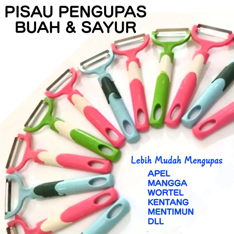Jual Alat Pengupas Kulit Buah Dan Sayur Pisau Tajam Khusus Kupas Buah ...