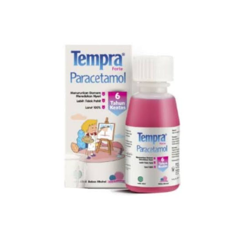 Jual tempra drop sirup syr syrup forte grape anggur orange jeruk ...
