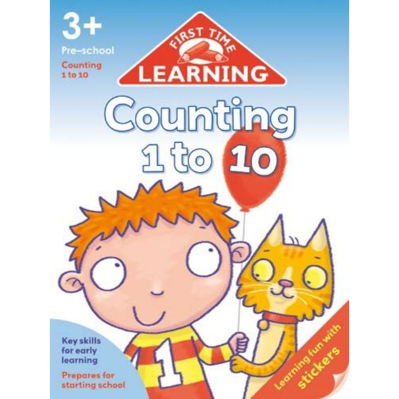 Jual First Time Learning Counting 1 to 10 for Ages 3+ preschool ...