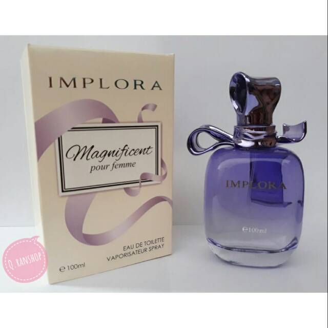 Jual Implora Parfum Magnificent pour femme 100ml parfum murah | Shopee ...