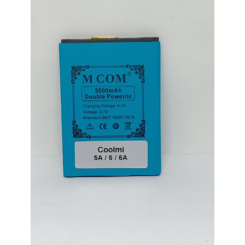 Jual baterai m com double power coolmi 5a / 6 / 6a | Shopee Indonesia