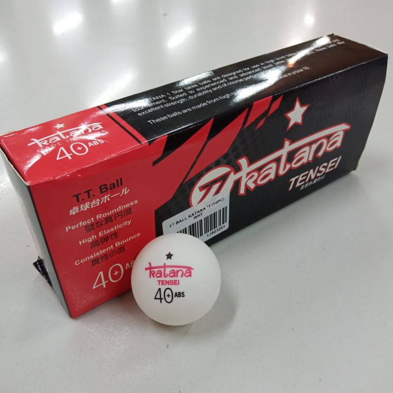 Jual bola pingpong ping pong table tennis tenis meja katana tensei 1* 4o abs original | Shopee ...