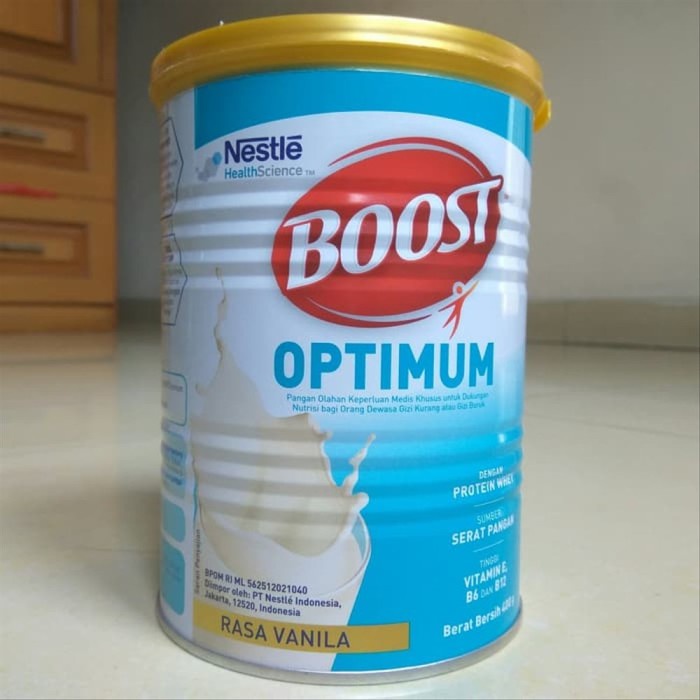 Jual BOOST Susu Bubuk Optimum Vanilla Kaleng 800gr | Shopee Indonesia