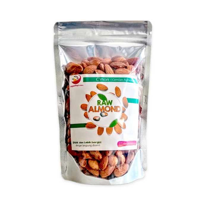 Jual Almond raw almond kupas kulit ari manis sehat bisa dicemil dan ...