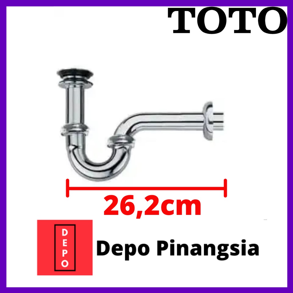 Jual Leher angsa sifon wastafel TOTO TX709AV7 | Shopee Indonesia