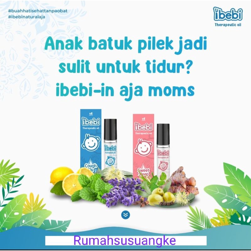 Jual ibebi Therapeautic oil cough flu & sweet sleep | Shopee Indonesia