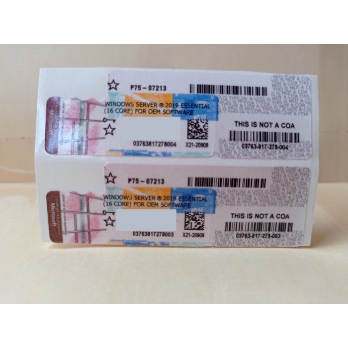 Jual Windows Server 2019 Essential COA OEM 16 Core Original Up to 25 ...