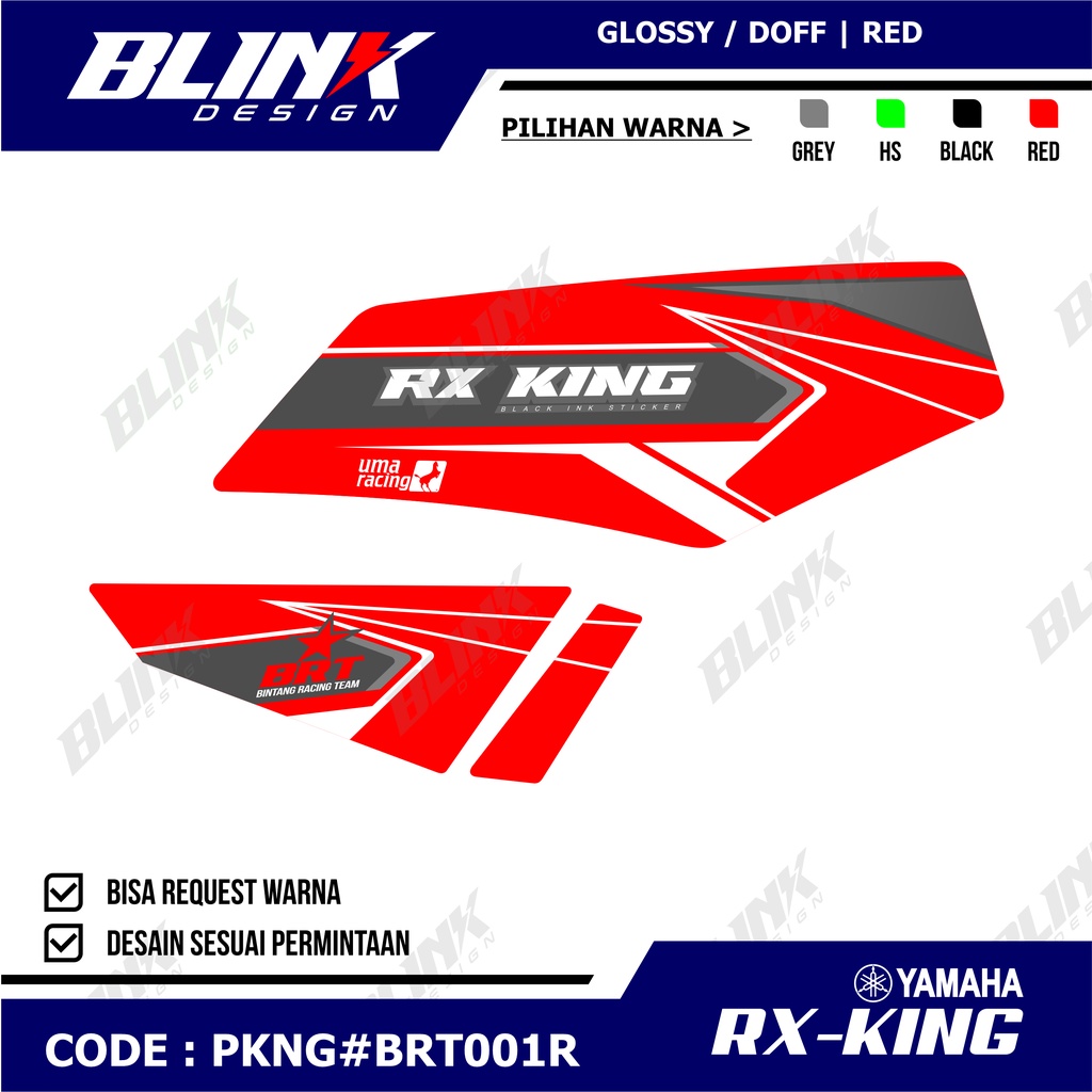 Jual Sticker Striping Yamaha RX King-Stiker Striping Body RX King ...