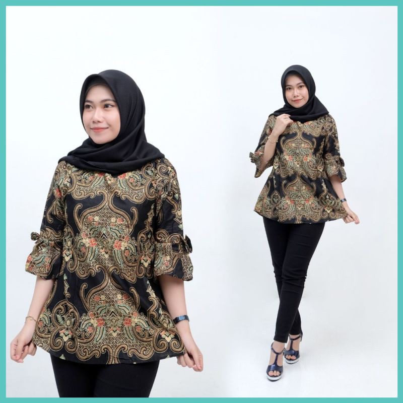 Jual ATASAN BATIK MOTIF MUSTOKO SERAGAM BATIK BAJU BATIK CLO RK SA BAJU ...