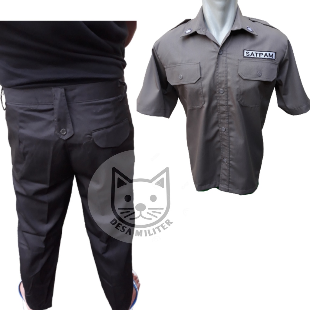Jual Seragam PDL Satpam Security Coklat Baru | Shopee Indonesia