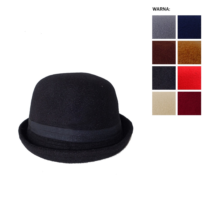 Jual Elfs Topi Caplin Bowler Hat | Shopee Indonesia