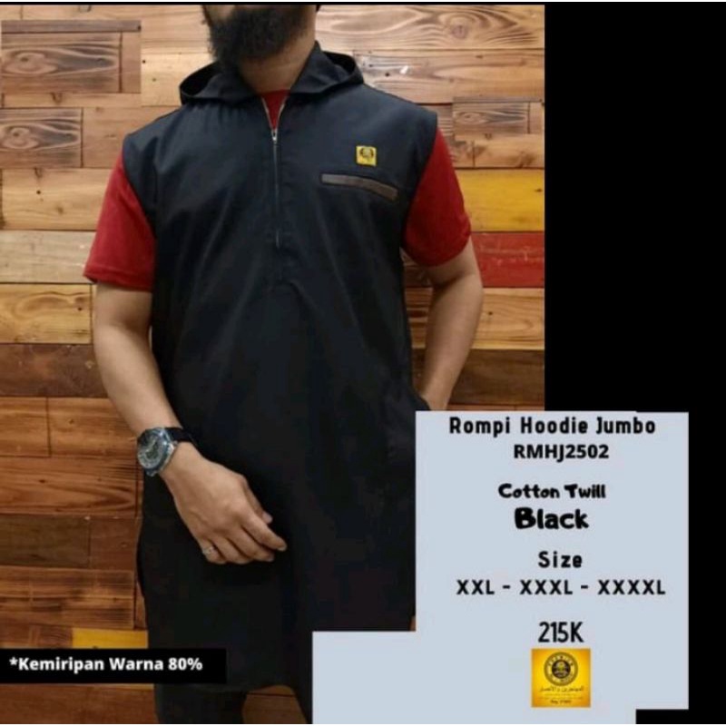 Jual Rompi Sholat Kurta Premium - Rompi sholat Al amwa - Rosal hoddie ...