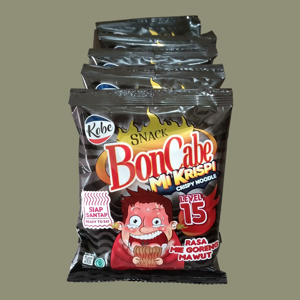 Jual Mie Goreng Mawut Bon Cabe Level 15 Mie Siap Makan 30gr [10 pcs ...