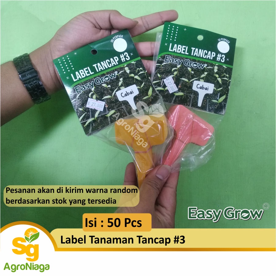 Jual Label Tanaman Tancap #3 Tag Tanaman Easy Grow Kemasan 50 pcs ...