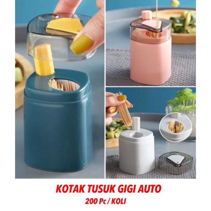 Jual TEMPAT TUSUK GIGI Otomatis tempat tusuk gigi ( REAL PICTURE ...