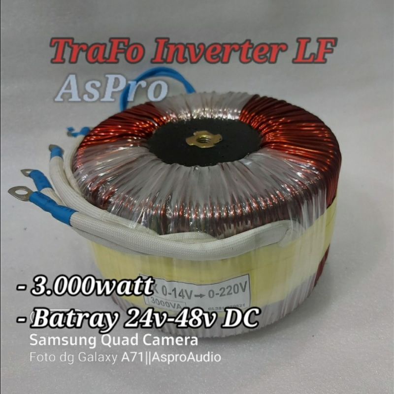 Jual Travo Trafo Toroid Inverter LF 3.000watt 24v 48v | Shopee Indonesia
