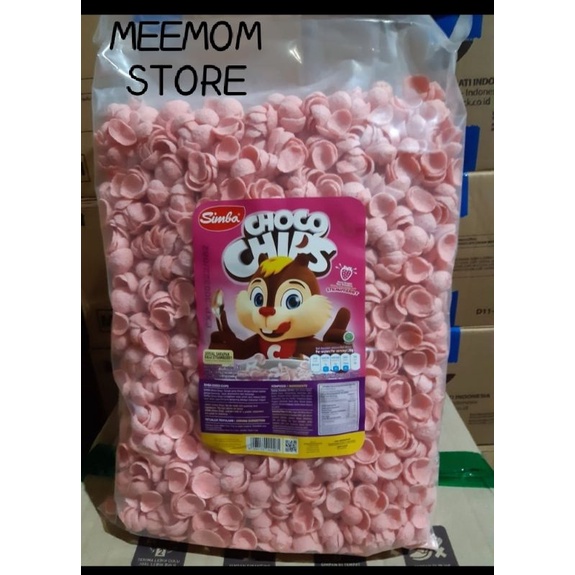 Jual Simba Choco Chips Strawberry 1 kg | Shopee Indonesia