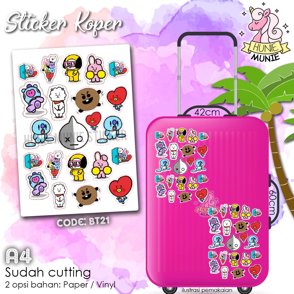 Jual Sticker Koper - BT21 BT 21 BTS Character Stiker | Shopee Indonesia