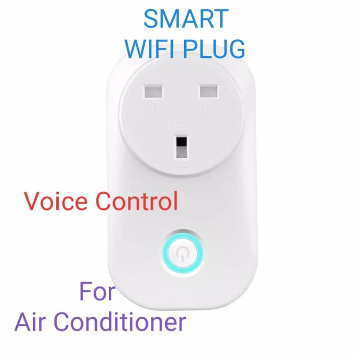 Jual Air Conditioner UK Plug Wi-Fi Timer Switch Voice Control | Shopee ...