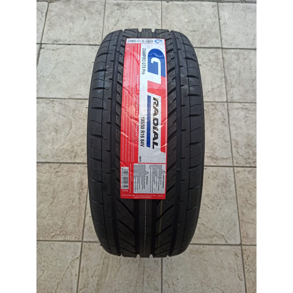 Jual GT Radial Champiro GTX Pro 195/50 R16 Ban Mobil | Shopee Indonesia