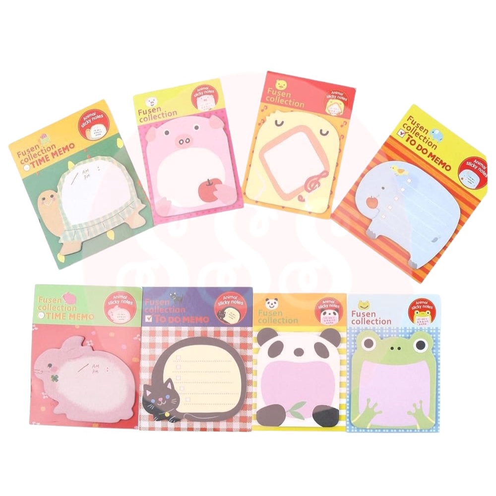 Jual Sticky Notes / Tempelan Kertas Catatan Kecil Motif Hewan Lucu (SSS ...