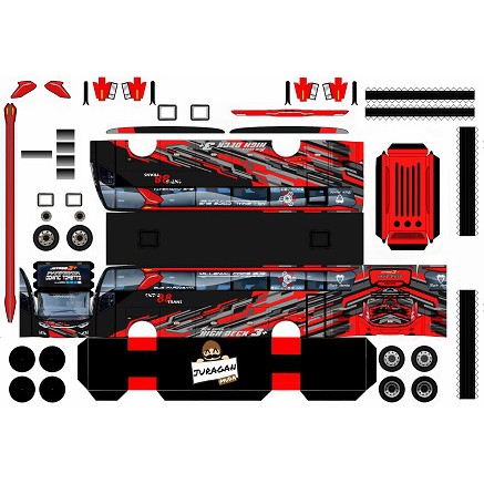 Jual DIY Miniatur Bus Ind's 88 Trans Merah Papercraft + Alas | Shopee ...