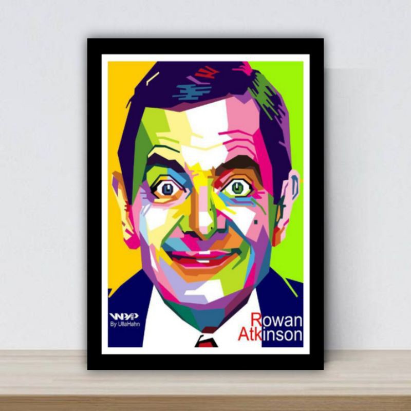 Jual poster dinding rowan atkinson. | Shopee Indonesia