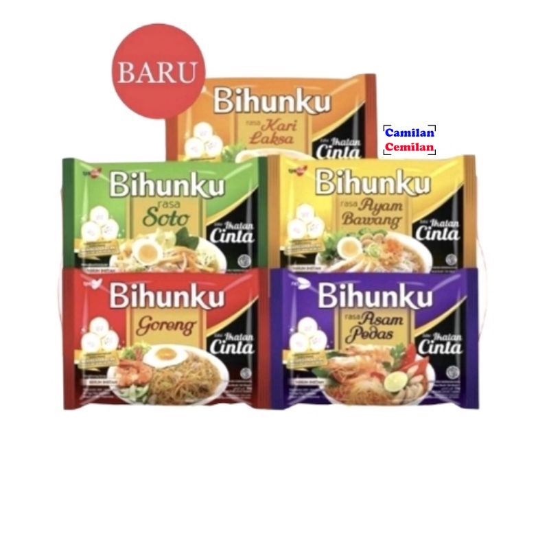Jual Bihunku Bihun Instant Kuah Asam Pedas Ayam Bawang Kari Laksa Soto ...
