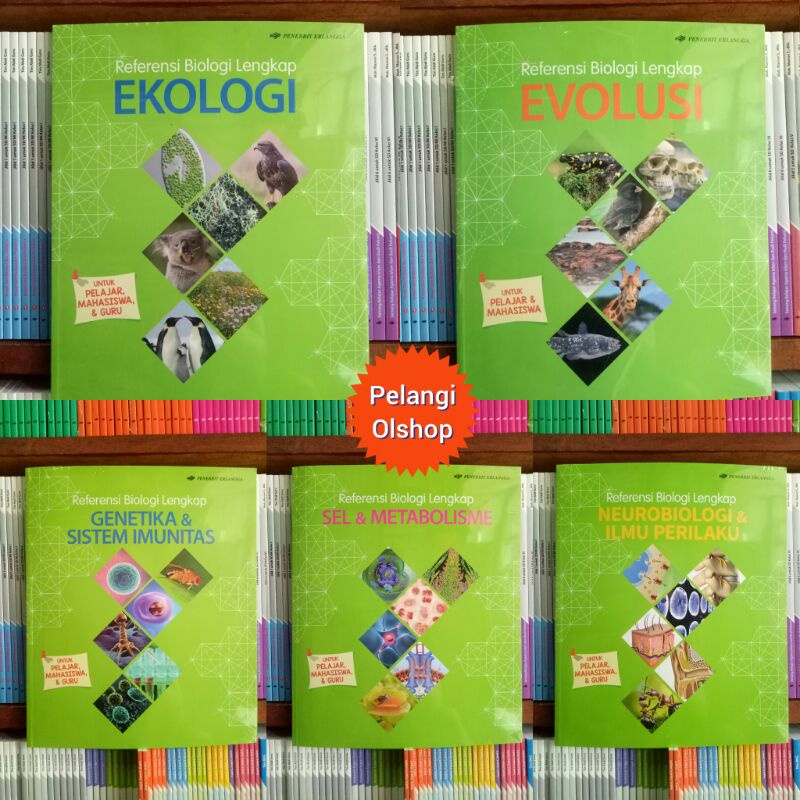 Jual BUKU REFERENSI BIOLOGI LENGKAP EKOLOGI EVOLUSI GENETIKA DAN SISTEM IMUNITAS SEL DAN ...