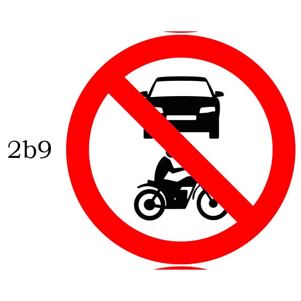 Jual Rambu Larangan Lalu Lintas 3M STANDARD DISHUB Tabel III no.2-1 TER ...