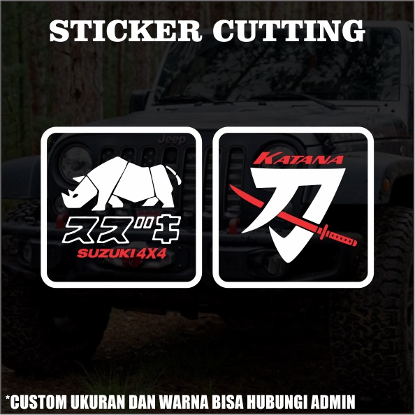 Jual Sticker Cutting Suzuki Badak Katana Jimny | Shopee Indonesia
