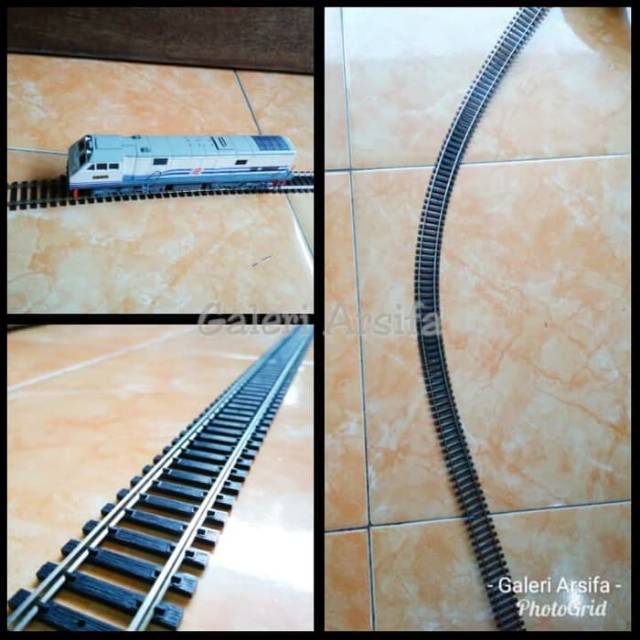 Jual Rel Flexible Track Atlas Miniatur Kereta Api Skala HO | Shopee ...