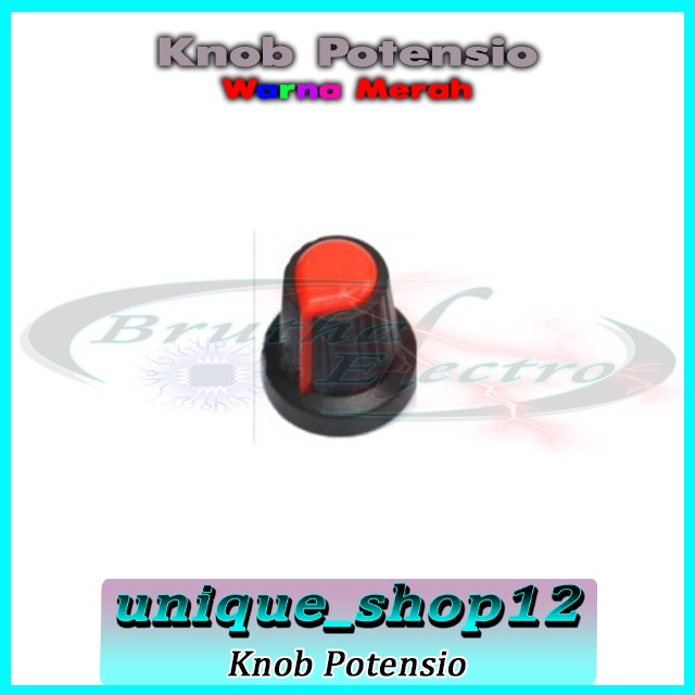 Jual Knob Potensio Plastik Tutup Potensiometer Kualitas Bagus | Shopee ...