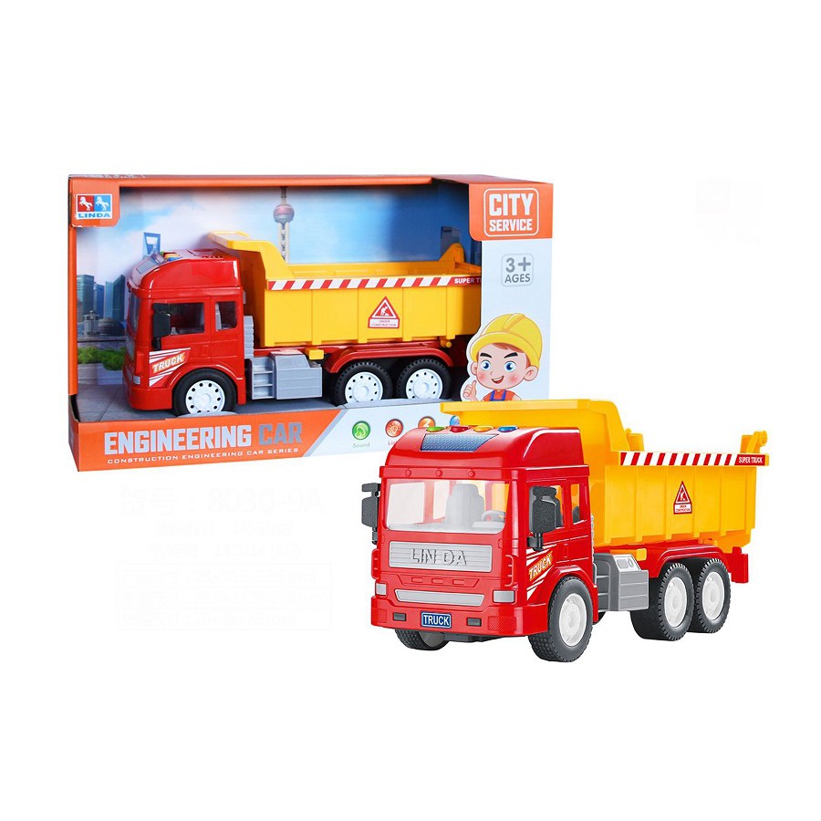 Jual City Service Engineering Car Dump Truck HW19142781 Mainan Mobil ...