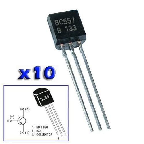Jual BC557/BC-557/557B NPN PNP Transistor bc 557 | Shopee Indonesia