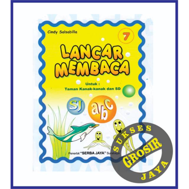 Jual Buku Lancar Membaca Jilid 7 untuk anak Paud TK dan SD Serba Jaya ...